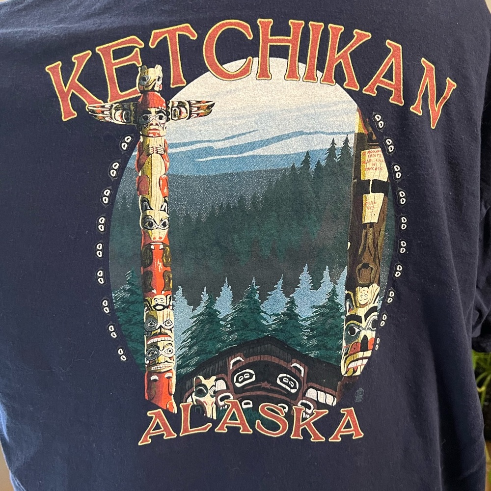 Alaska Ketchikan Eskimo Native American Totem Fishing… - Gem
